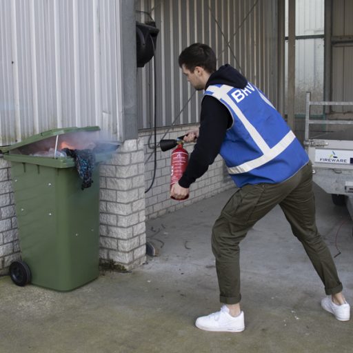 Burning Wheelie Bin V3 - FireWare