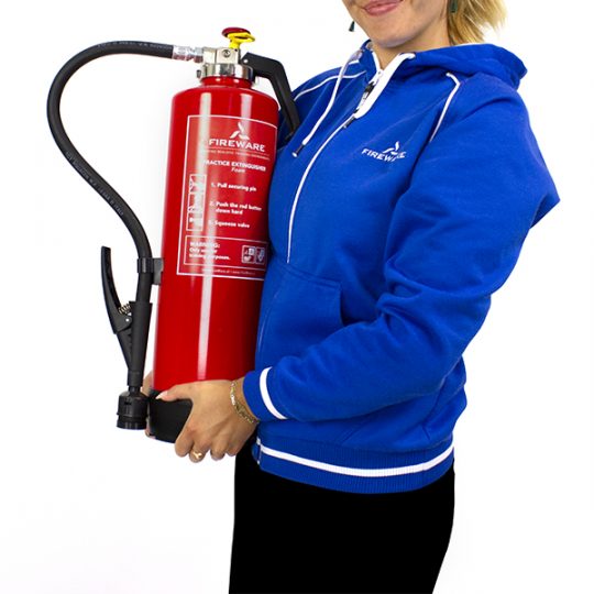 Apollo LED Training Fire Extinguisher Push Button 6 L - FireWare